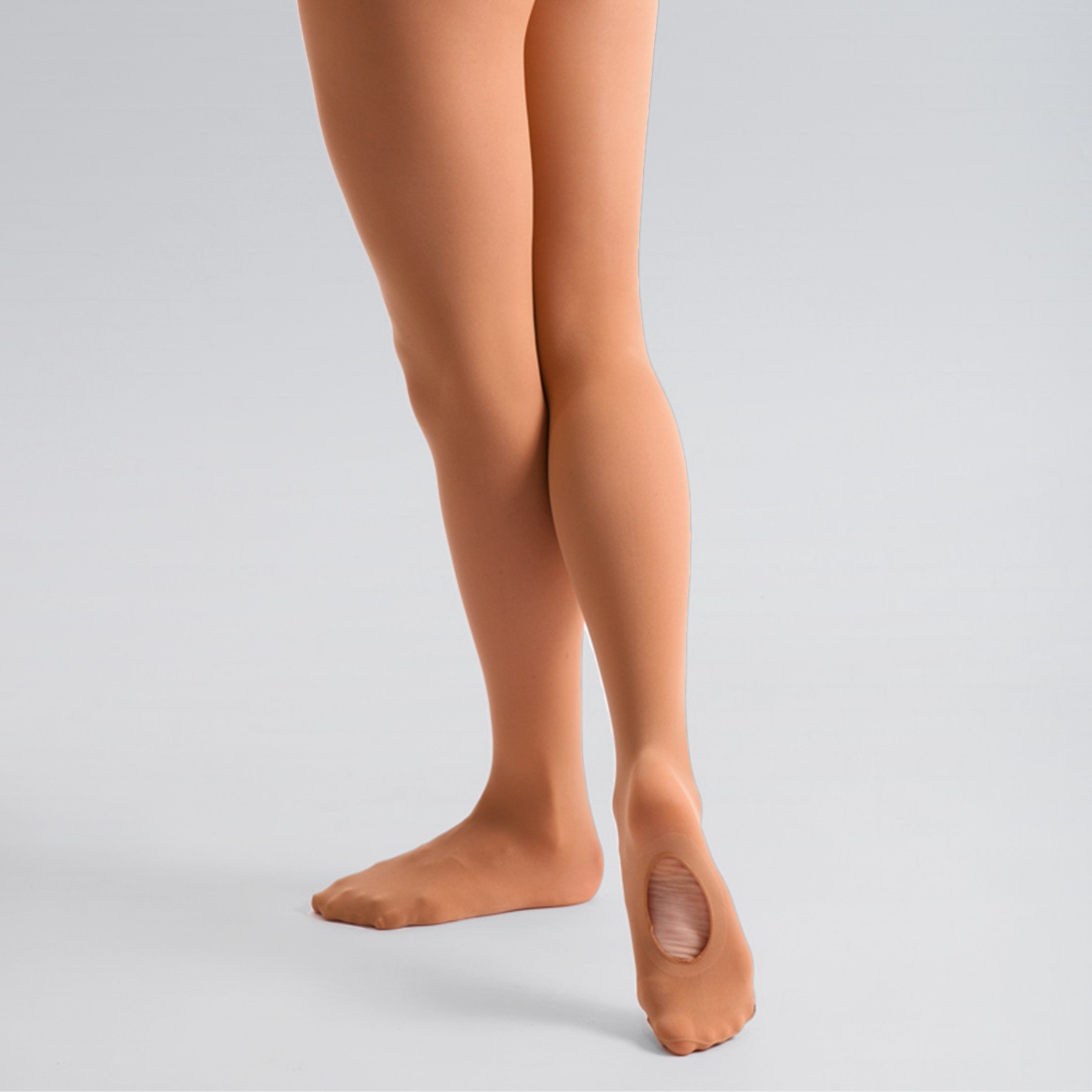 Silky Ballet Convertible Tights Tan Tiptoes And Tappers